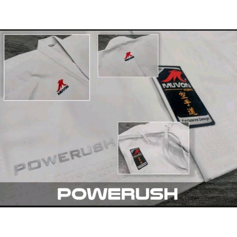 Jual Baju KARATE KATA Muvon Power Rush ORIGINAL | Shopee Indonesia
