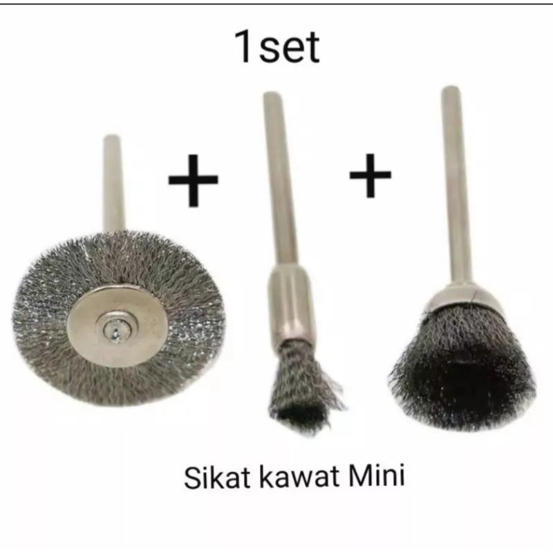 Jual Sikat tangkai besi mini 3pcs | Shopee Indonesia