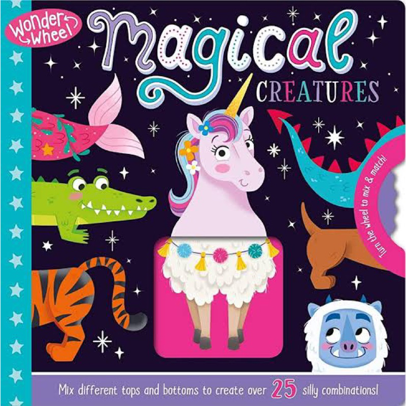 Jual magical creatures board book mix match animals top bottoms sensory ...