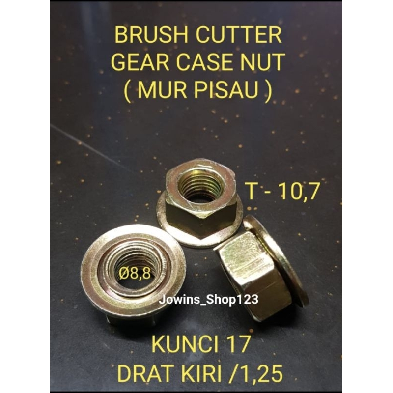 Jual Mur Kepala Pisau Babat Model Ring Tasco 318 328 Cutter Fixing Nut ...