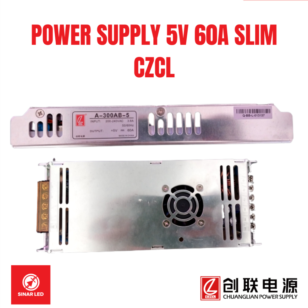 Jual POWER SUPPLY RUNNING TEXT FULL COLOR 5 VOLT 60 AMPER SLIM - CZCL | Shopee Indonesia