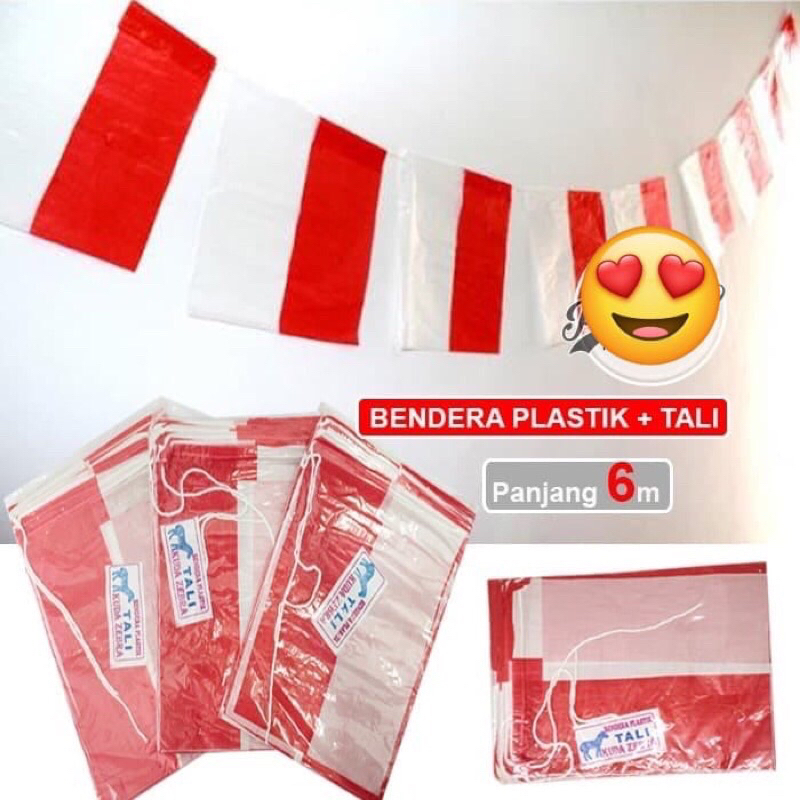 Jual Bendera Merah Putih Umbul Umbul Bendera Tali Viral | Shopee Indonesia