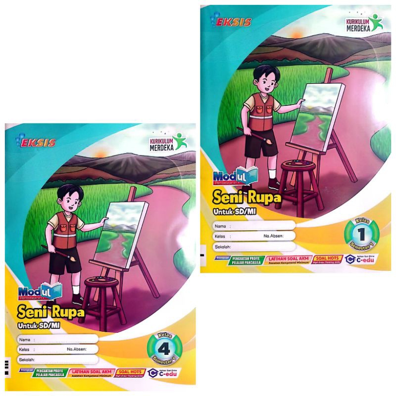 Jual LKS SD MI SENI RUPA KELAS 1, 4 SEMESTER 1 KURIKULUM MERDEKA ...