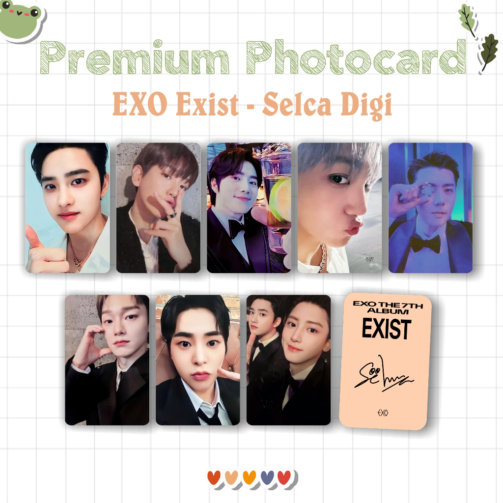 Jual PHOTOCARD PC PREMIUM EXO EXIST SELCA | Shopee Indonesia
