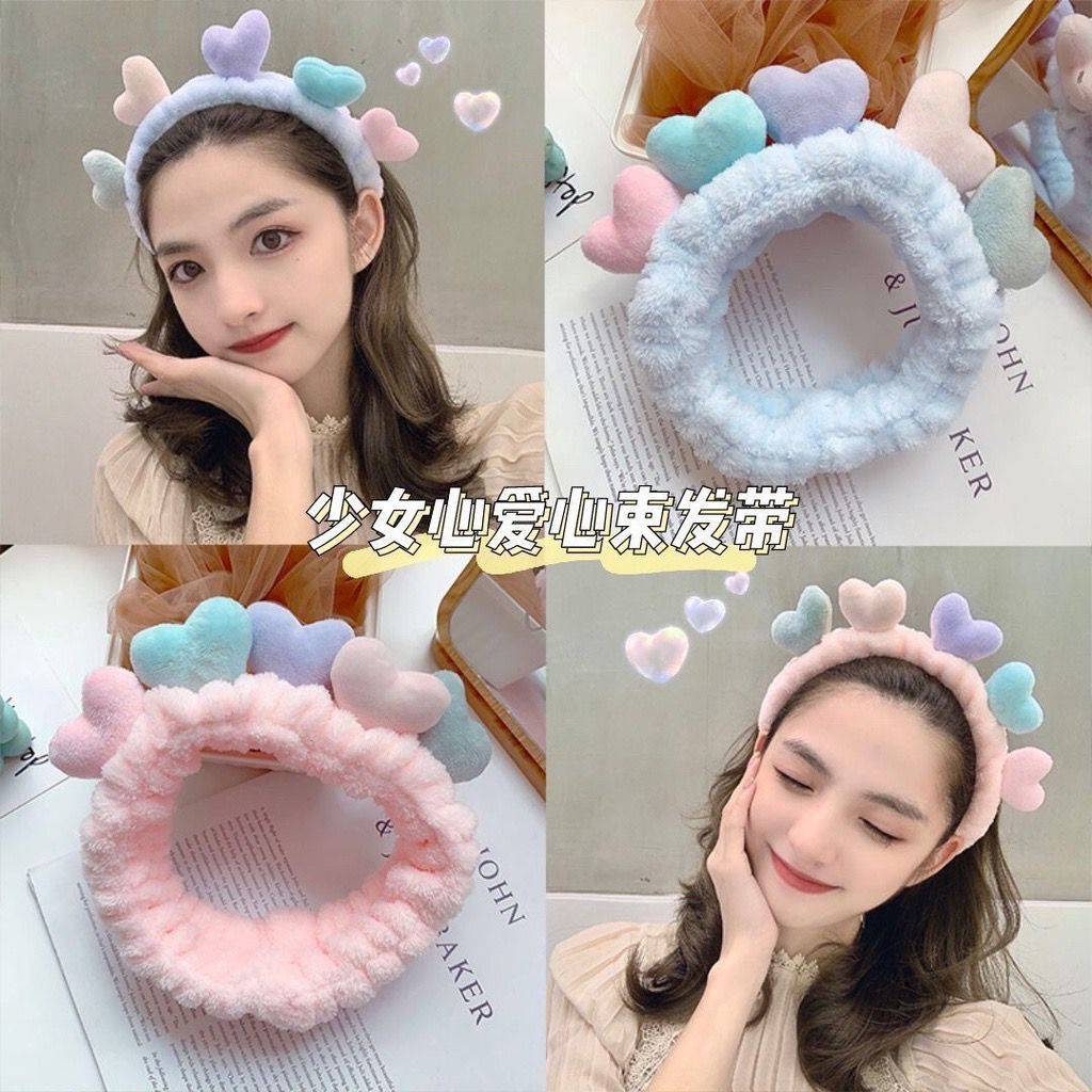 Jual Bandana Skincare Bando Headband Makeup atau Cuci Muka Motif Imut ...