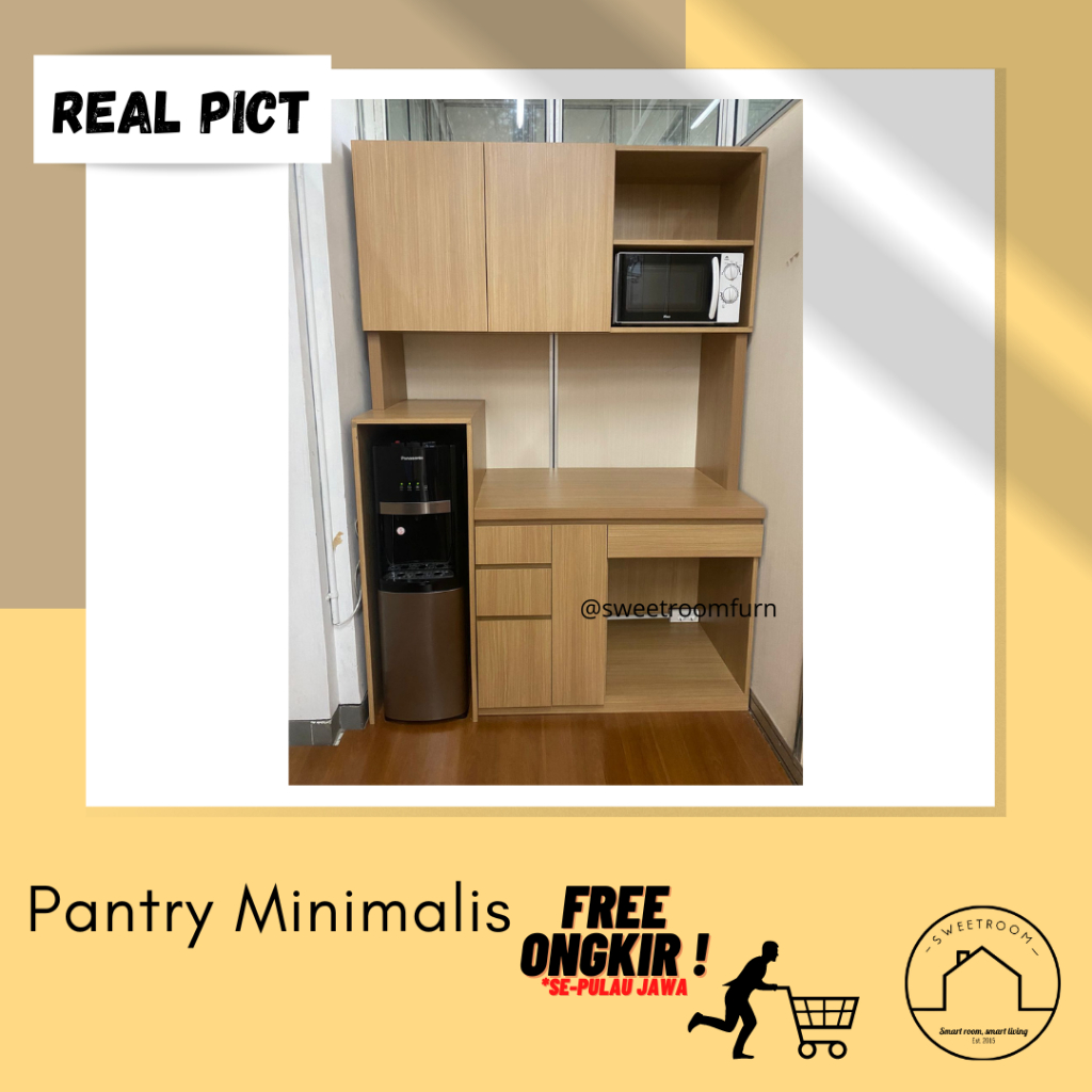 Jual Pantry Minimalis - Kabinet Kitchen Set - Kitchen Set Premium ...