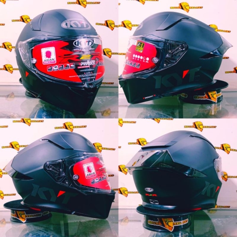 Jual HELM KYT R2R PRO ( FOGGIA MISANO 2021 REPLICA) BLACK DOFF/ WHITE ...