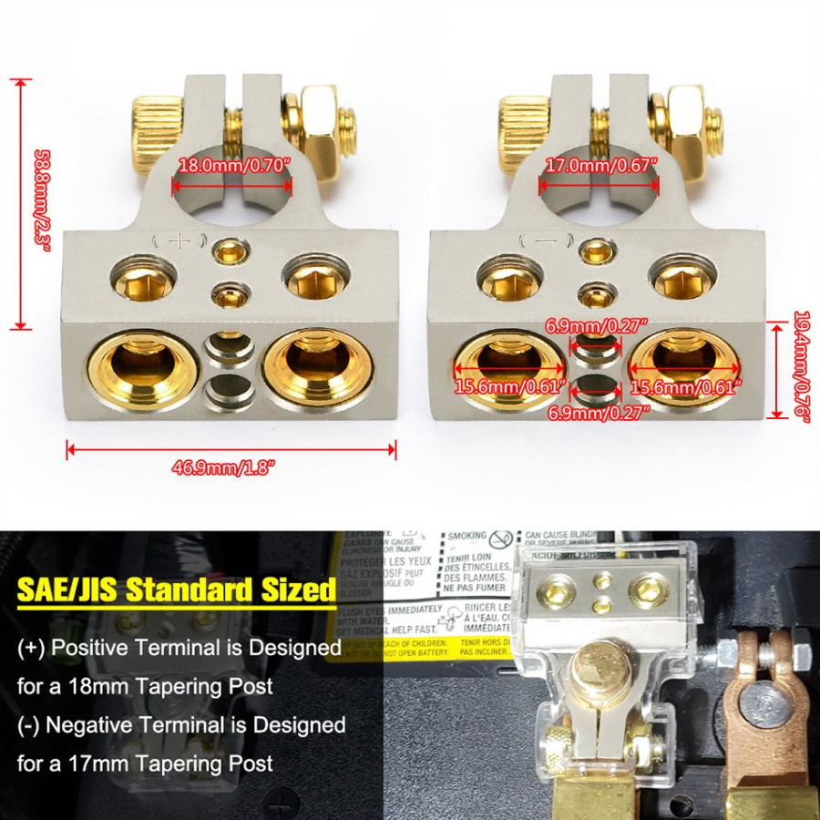 Jual TERMINAL BATERAI BATTERY CLAMP UNIVERSAL ZINC ALLOY | Shopee Indonesia