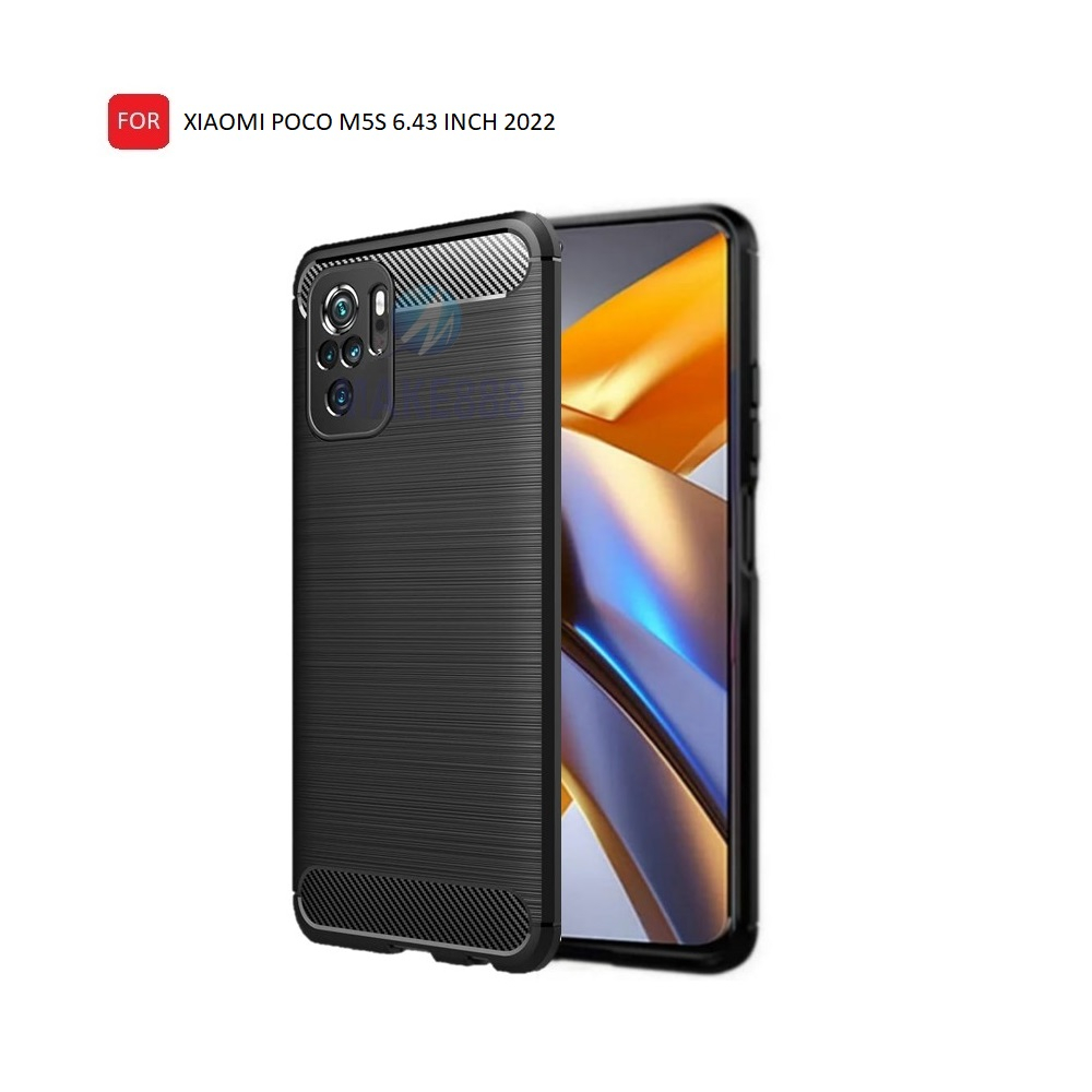 Jual Case Ipaky Carbon Fiber XIAOMI POCO M5S 6.43 INCH 2022 Softcase ...