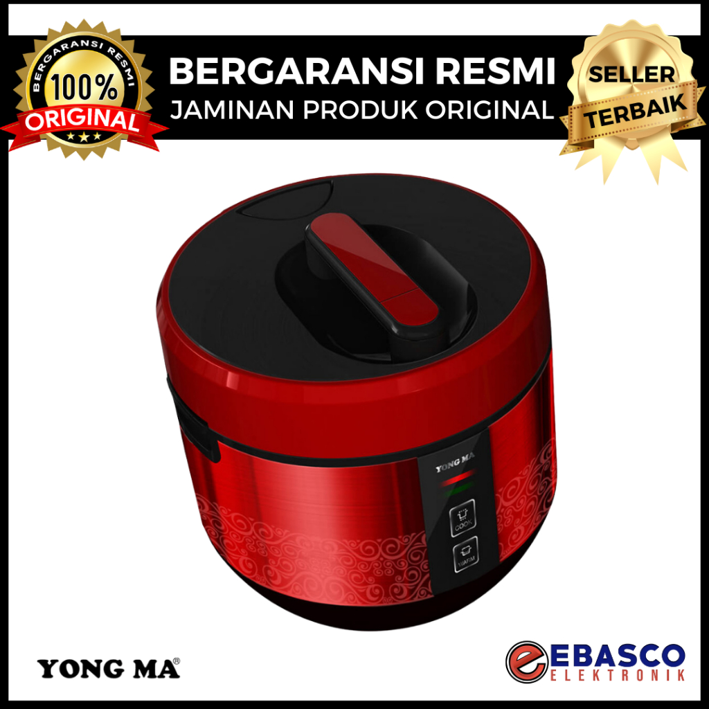 Jual YONG MA Rice Cooker SMC 4023 / SMC4023 - Kapasitas 2 Liter Anti Lengket Body Stainless ...