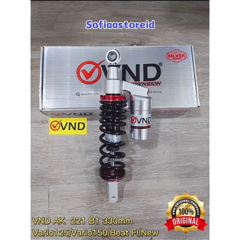 Jual Shockbreaker VND Tabung Atas 330mm 305mm Mio Beat Vario 110 125 ...