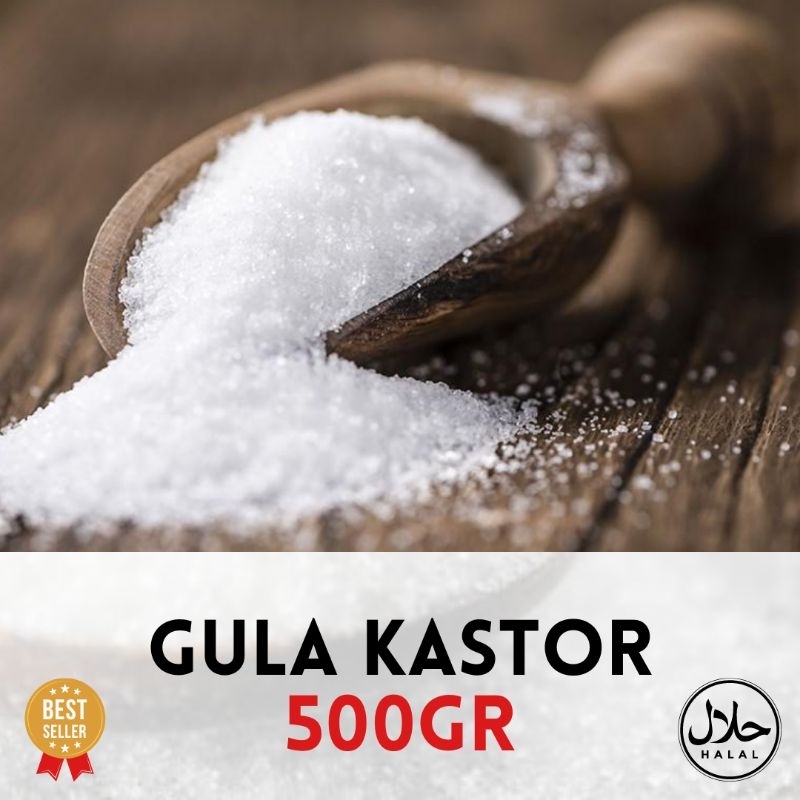 Jual Gula Kastor/Castor/Caster 500gr Gula Butiran Halus Minuman ...