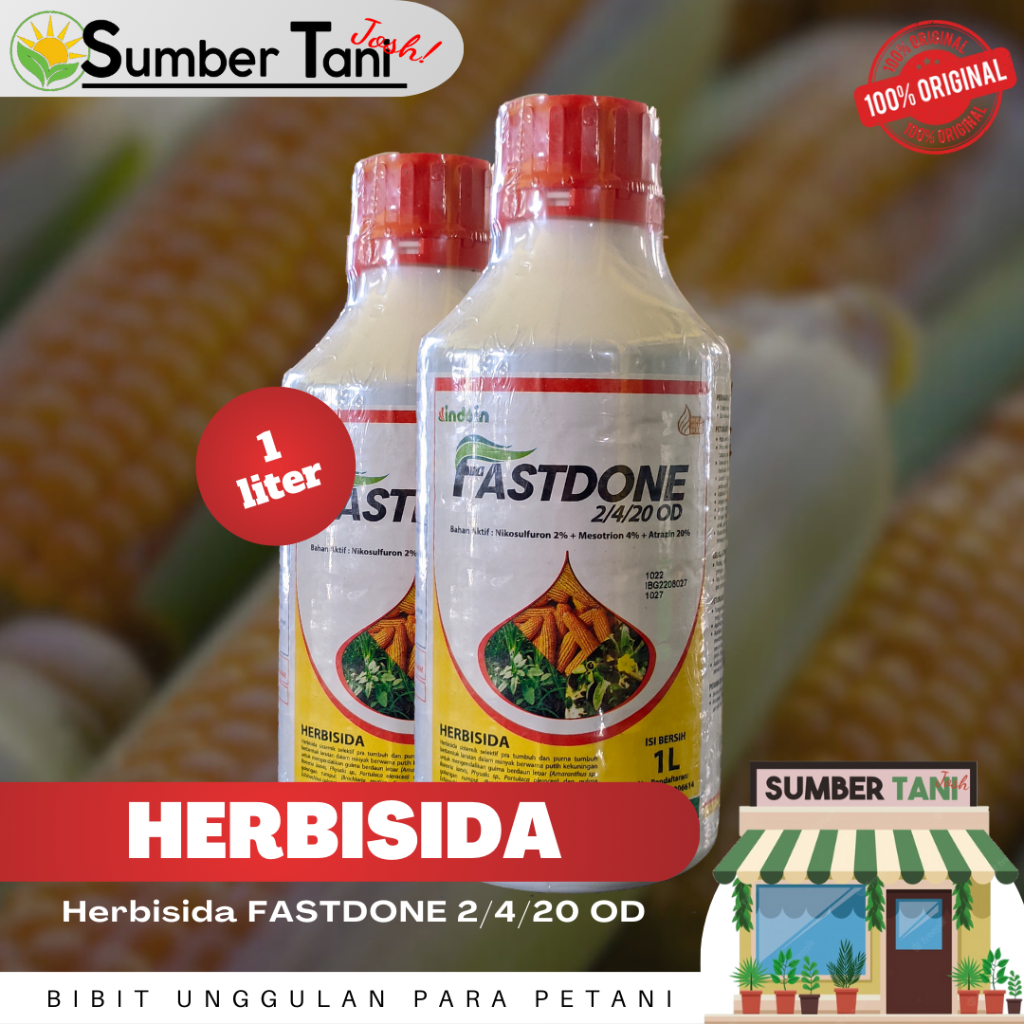 Jual Herbisida Fastdone 2/4/20 OD kemasan 1Liter exp 01 2027 | Shopee Indonesia