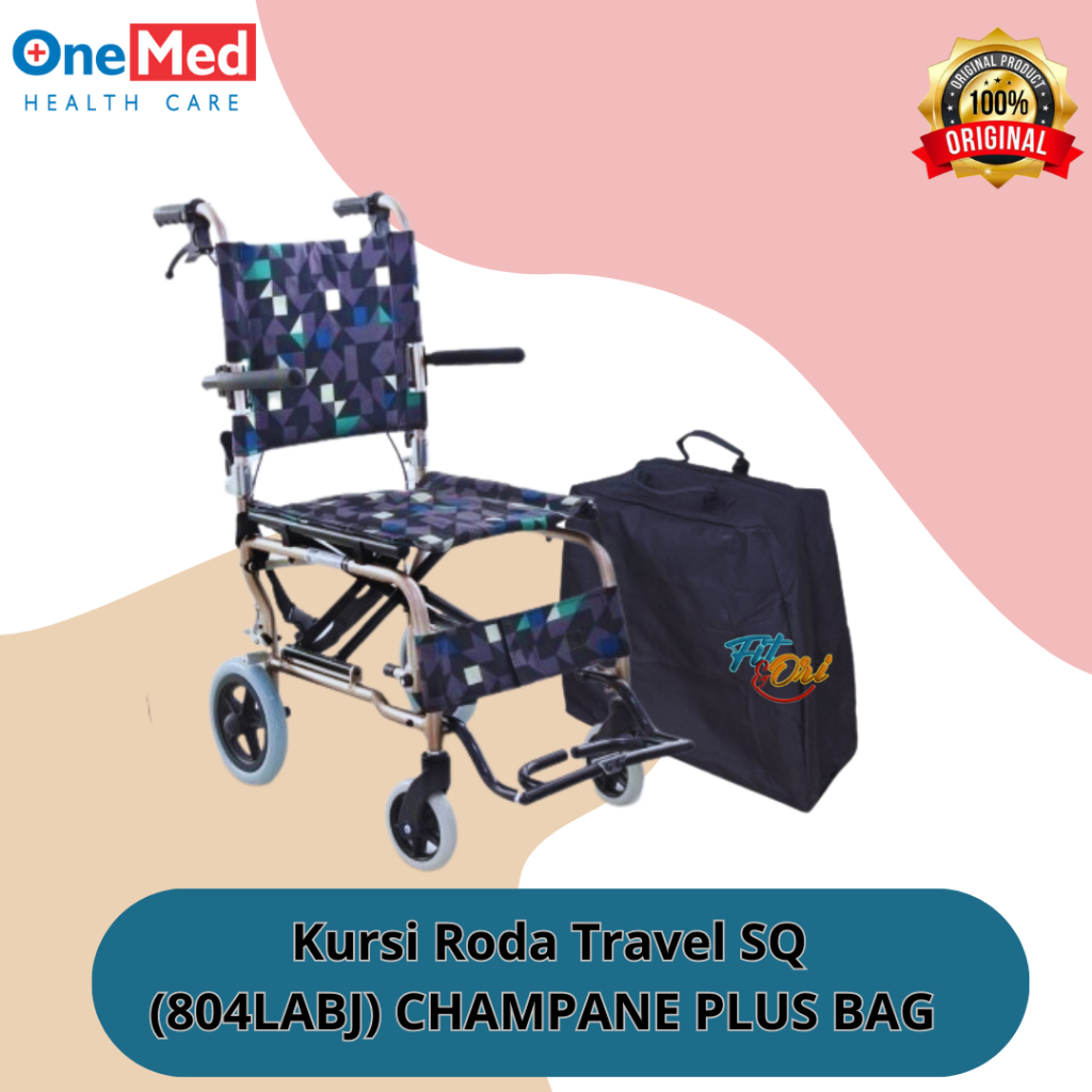 Jual KURSI RODA TRAVEL ONEMED ALUMINIUM FS 804 LABJ / KURSI RODA ...