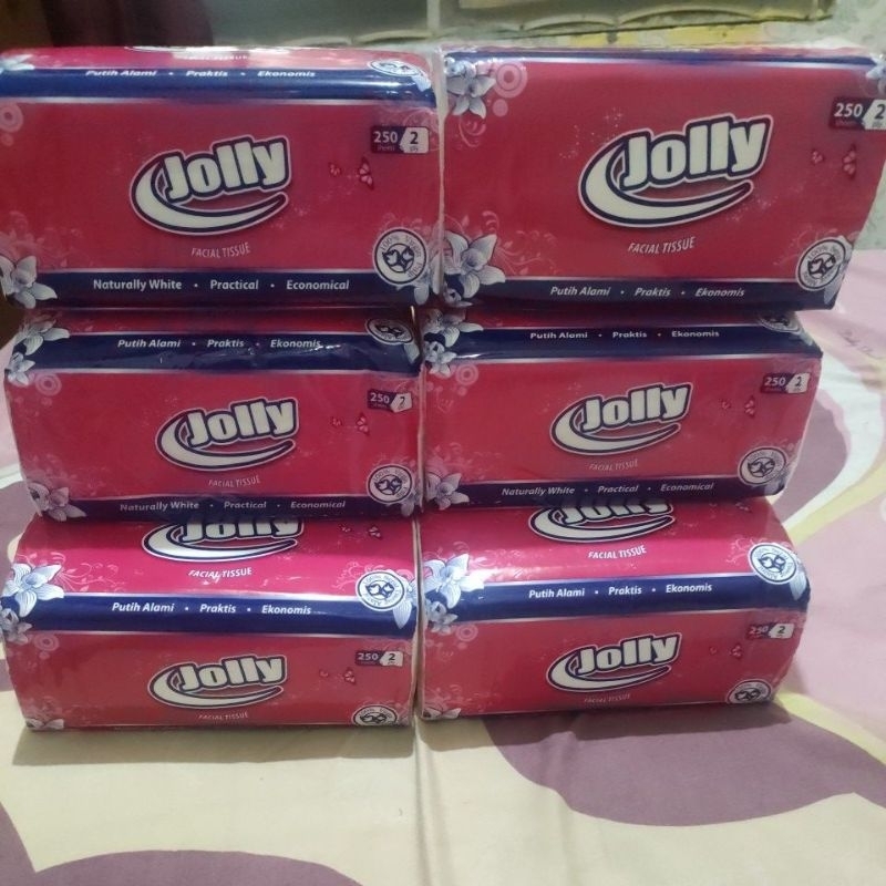 Jual TISSUE KERING JOLLY UKURAN 250 SHEET (2PLY) | Shopee Indonesia