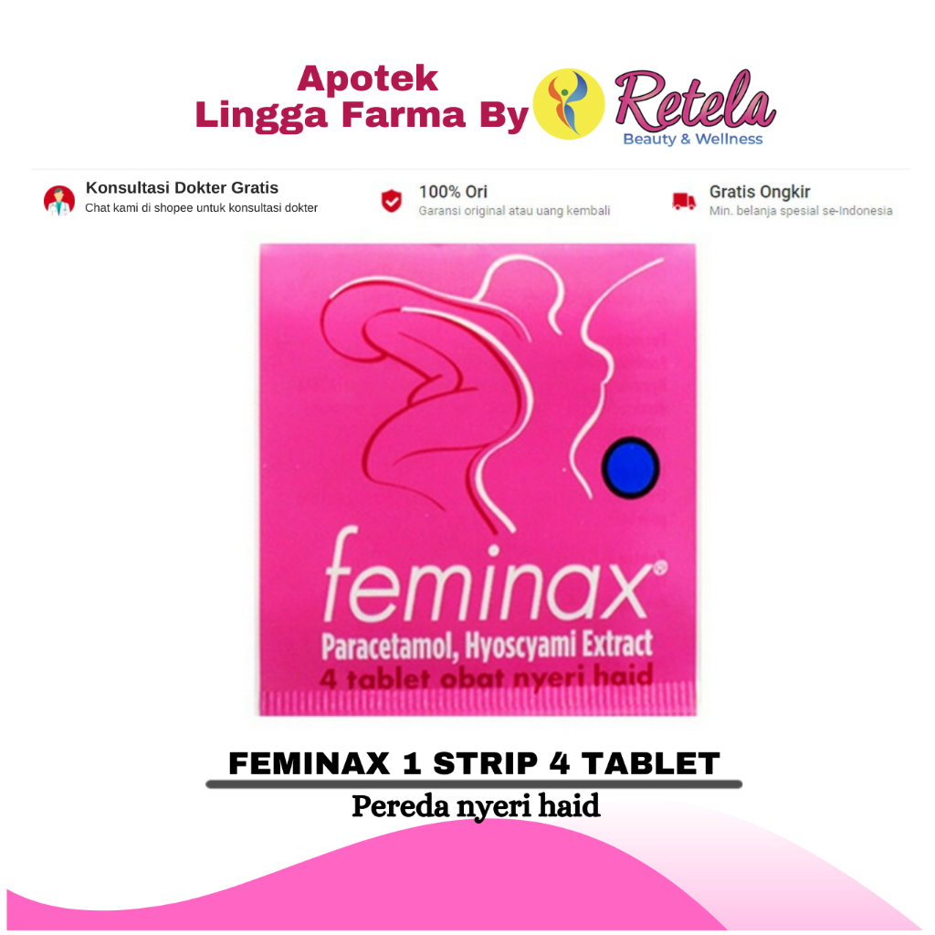 Jual Feminax 1 Strip 4 Tablet | Shopee Indonesia