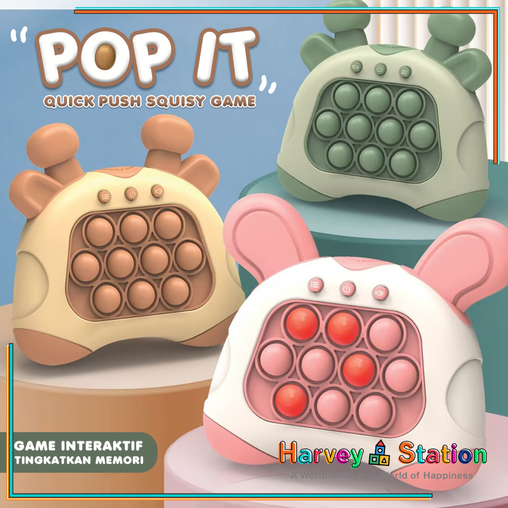 Jual POP IT ELEKTRONIK Mainan Edukasi Anak Squishy Viral Push Bubble ...