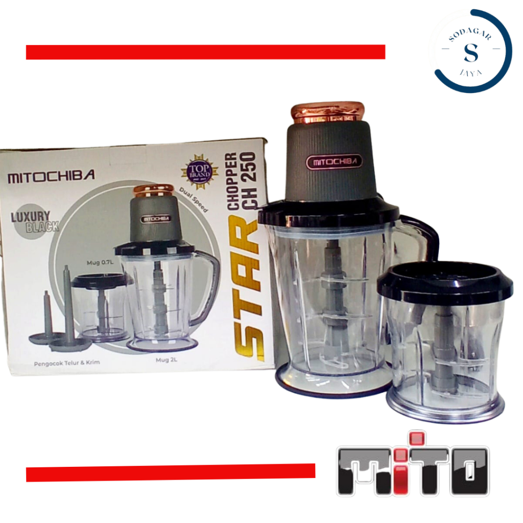 Jual Mitochiba Magic Chopper CH 250 Food Chopper Mito Ch250 350Watt ...