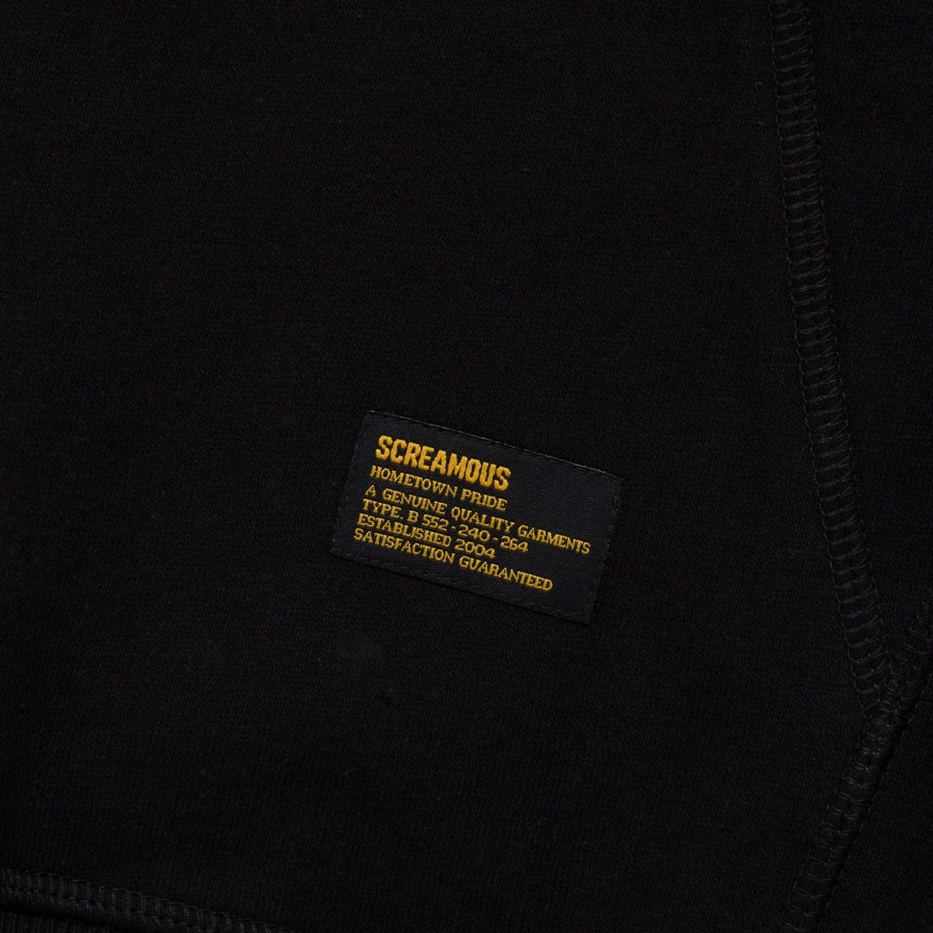 Jual Screamous Sweater Pria Pullover Hoodie LEGEND TINY ON WHITE BLACK ...