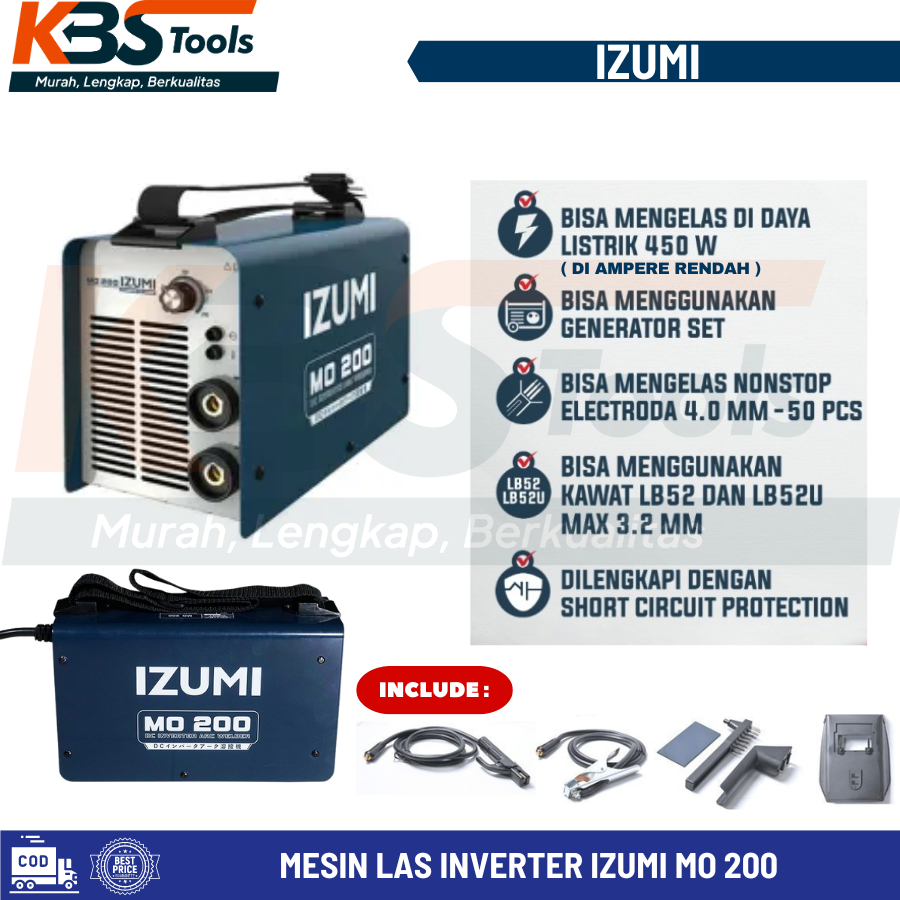 Jual Mesin Travo Las Inverter IZUMI MO 200 IGBT / Trafo Las Listrik Izumi | Shopee Indonesia