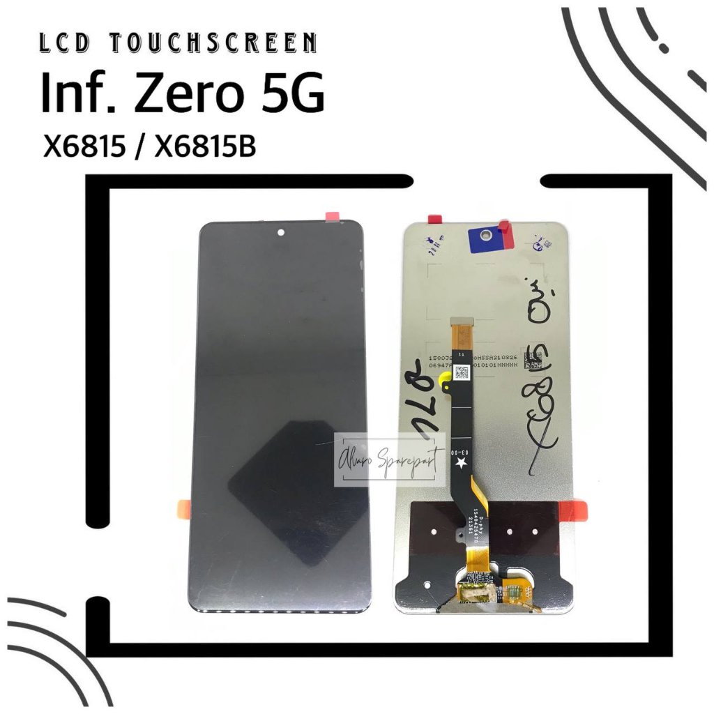 Jual LCD TOUCHSCREEN INFINIX ZERO 5G X6815 X6815B FULLSET | Shopee ...