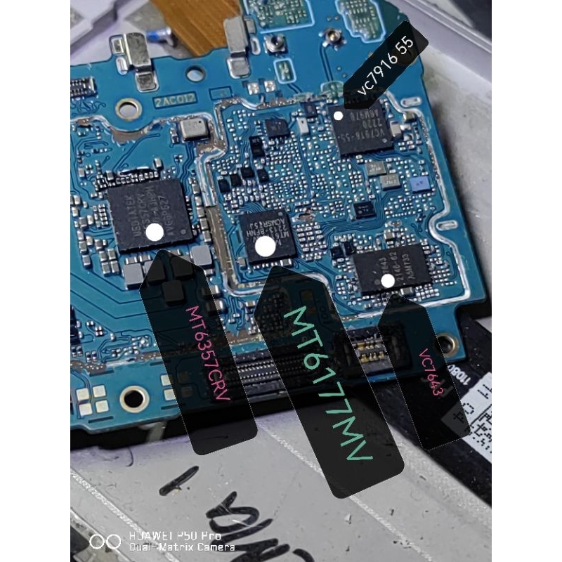 Jual IC MASIH NEMPEL MESIN VC7643 / VC7916-55/ MT6177MV / / DDNDU ...