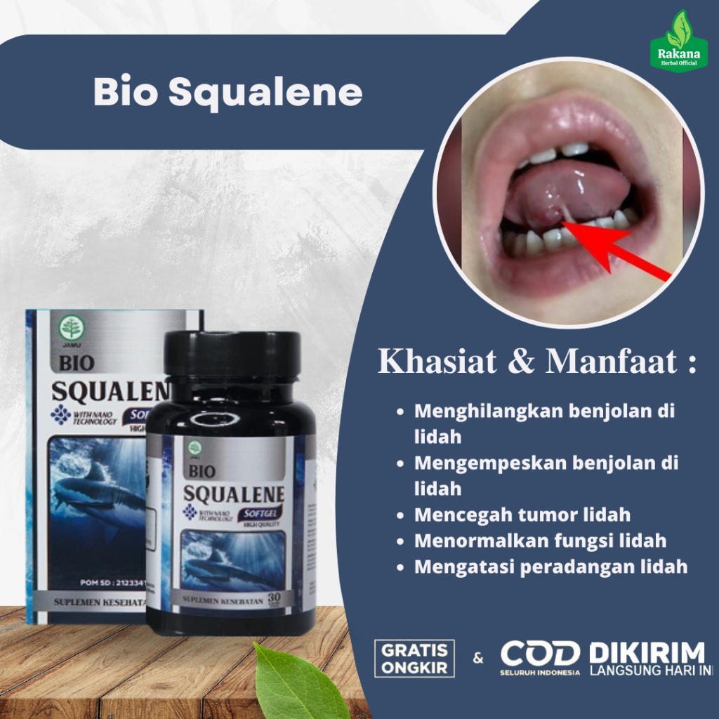Jual BIO SQUALENE Obat Benjolan Di Lidah / Herbal Benjolan Di Lidah ...