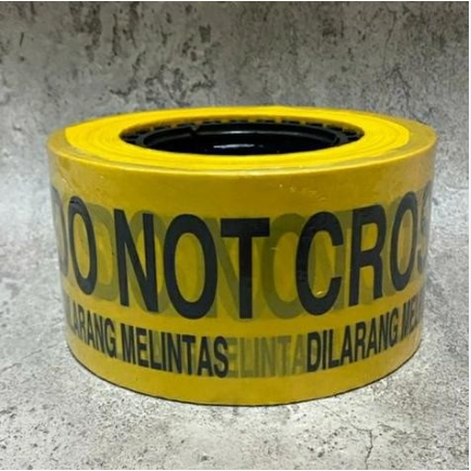 Jual Barricade Line/Safety Line/Police Line 3"x300m (Tulisan: DO NOT ...