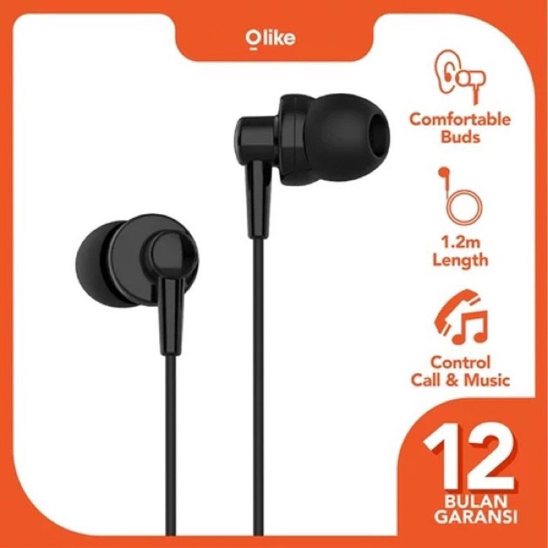 Jual OLIKE E11 NEW EARPHONE SUPER BASS ULTRA HD CLEAR AUDIO STEREO ...