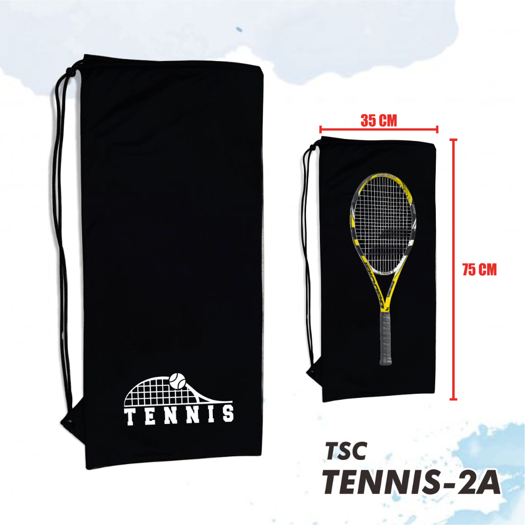 Jual Tas serut raket tennis tas kain raket tenis lapangan bagpack sport ...