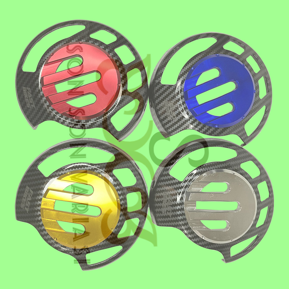 Jual COVER KIPAS CARBON UNIVERSAL MATIC YAMAHA DAN MATIC HONDA PLASTIK ...