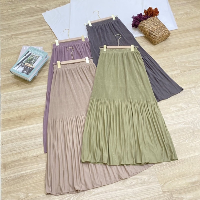 Jual Rok plisket lidi Premium / Rok Plisket Cabang Premium | Shopee Indonesia