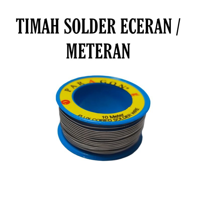 Jual Timah Solder Paragon Eceran 2 meter / ecer 2 meter / ecer 2 meter ...
