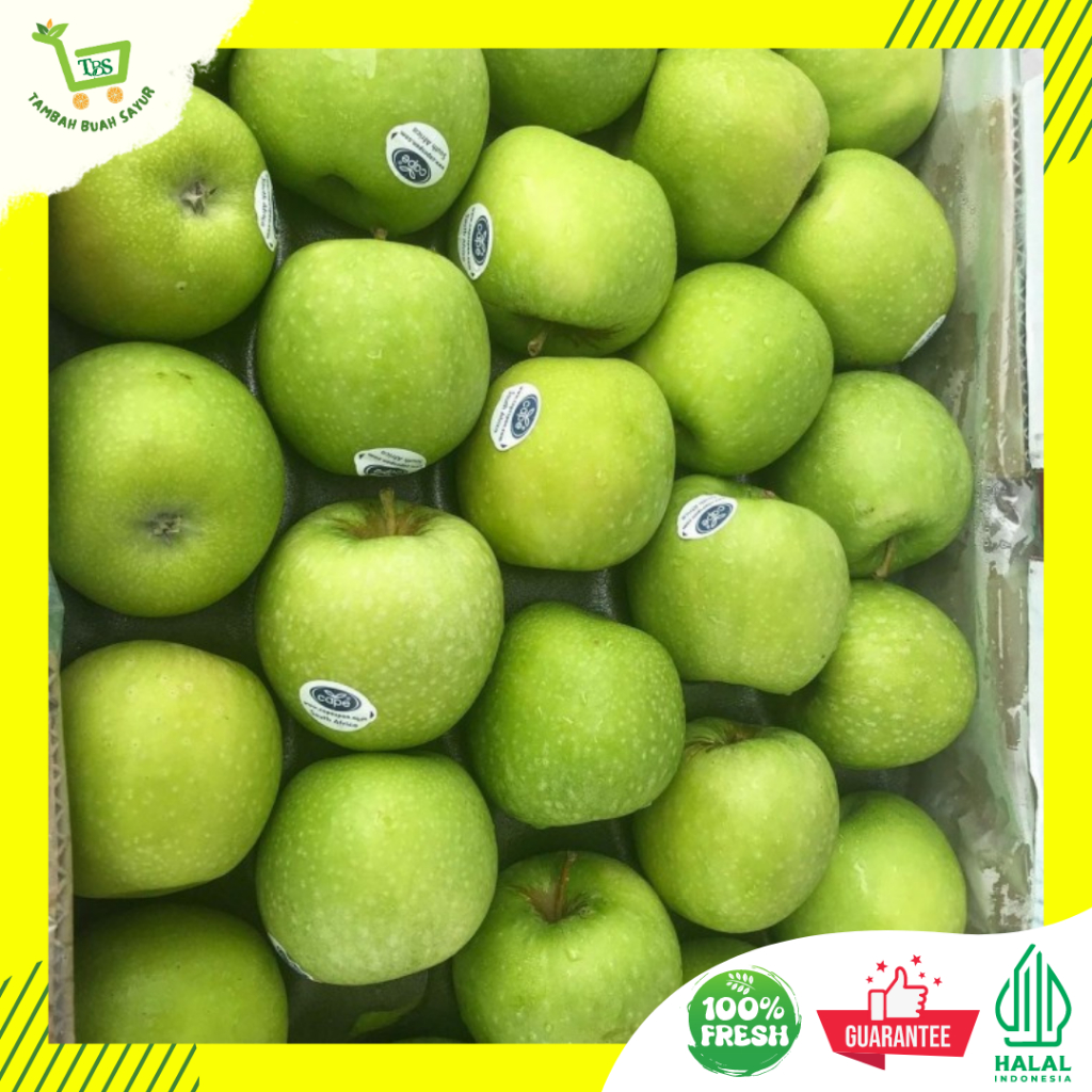 Jual APEL GRANNY SMITH 1 KG (KHUSUS SAMEDAY DAN INSTAN) | Shopee Indonesia