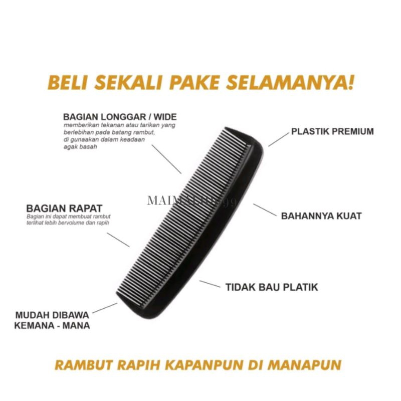 Jual SISIR RAMBUT HITAM POLOS / SISIR MURAH LOKAL MAIMAI | Shopee Indonesia