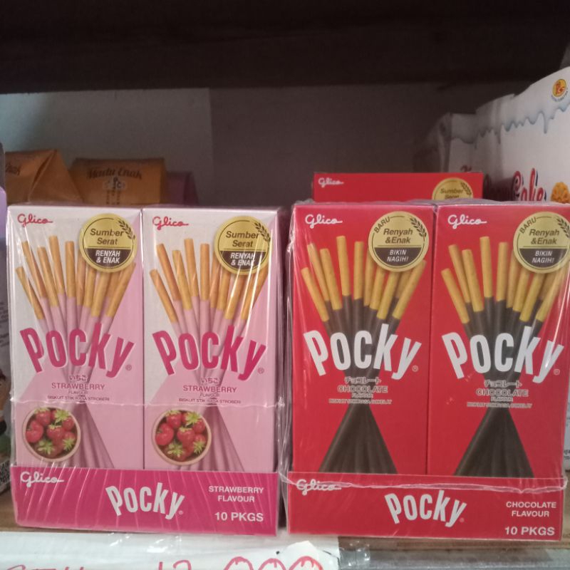 Jual Pocky Mini Pack 22 gr (1 pack isi 10 Box) | Shopee Indonesia