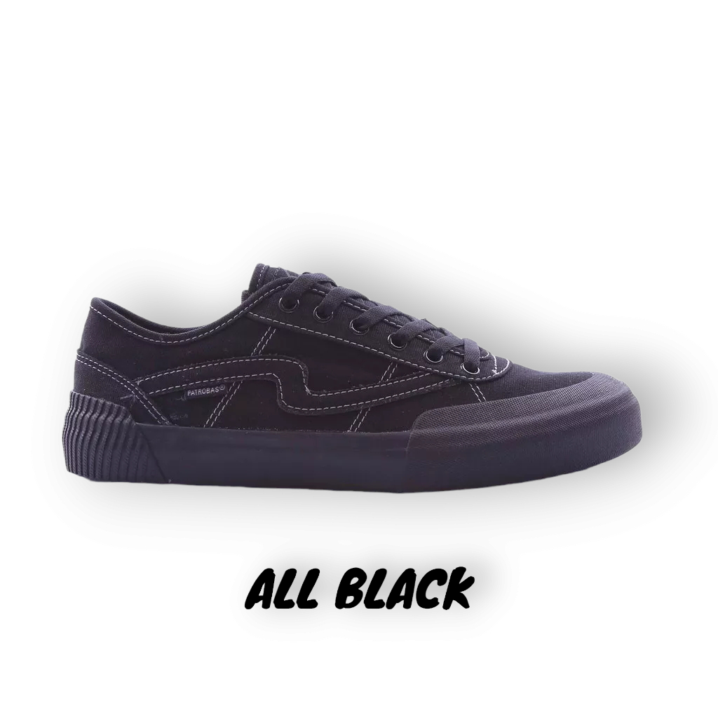 Jual PATROBAS - SEPATU PATROBAS EQUIP LOW BLACK WHITE - SNEAKERS ...