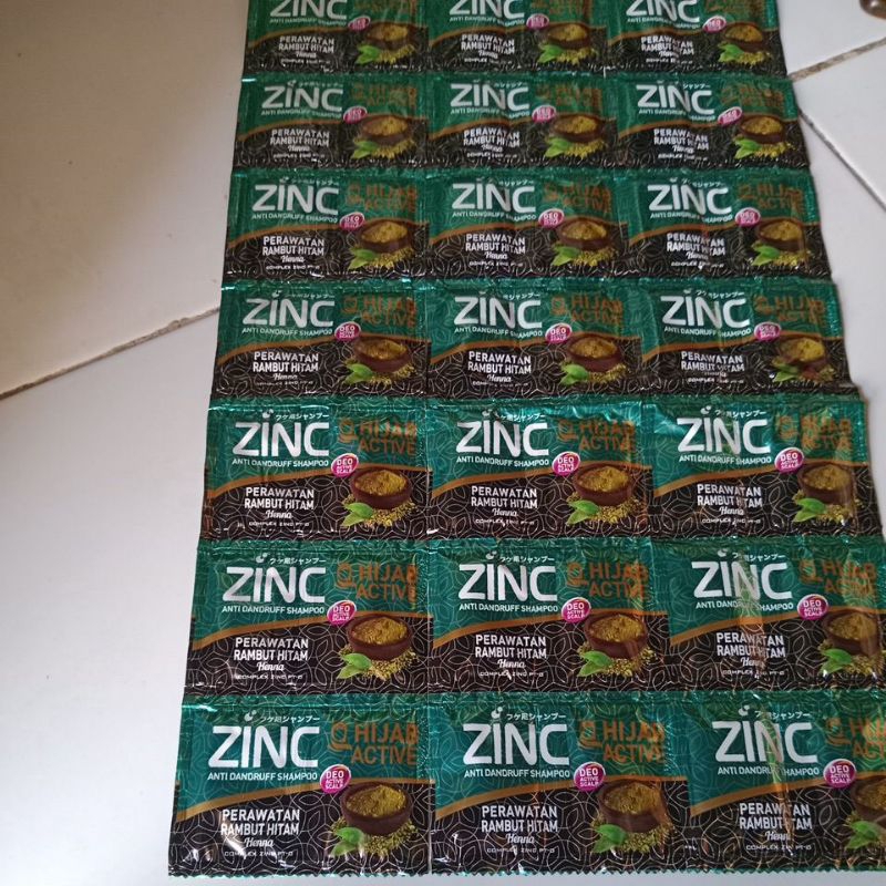 Jual shampo sachet zinc kemasan renceng isi 24 pcs murah | Shopee Indonesia