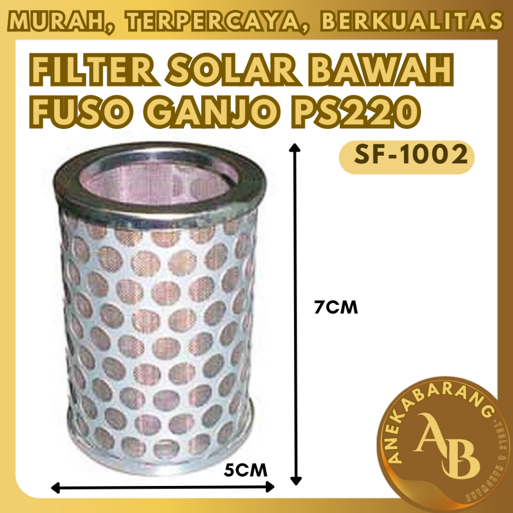 Jual Filter Solar Bawah / Fuel Filter Bawah Fuso Ganjo PS220 SF-1002 ...
