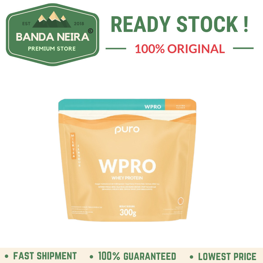 Jual PURO WPRO W PRO Whey Protein Concentrate | 10 SAJIAN | 300 GR ...