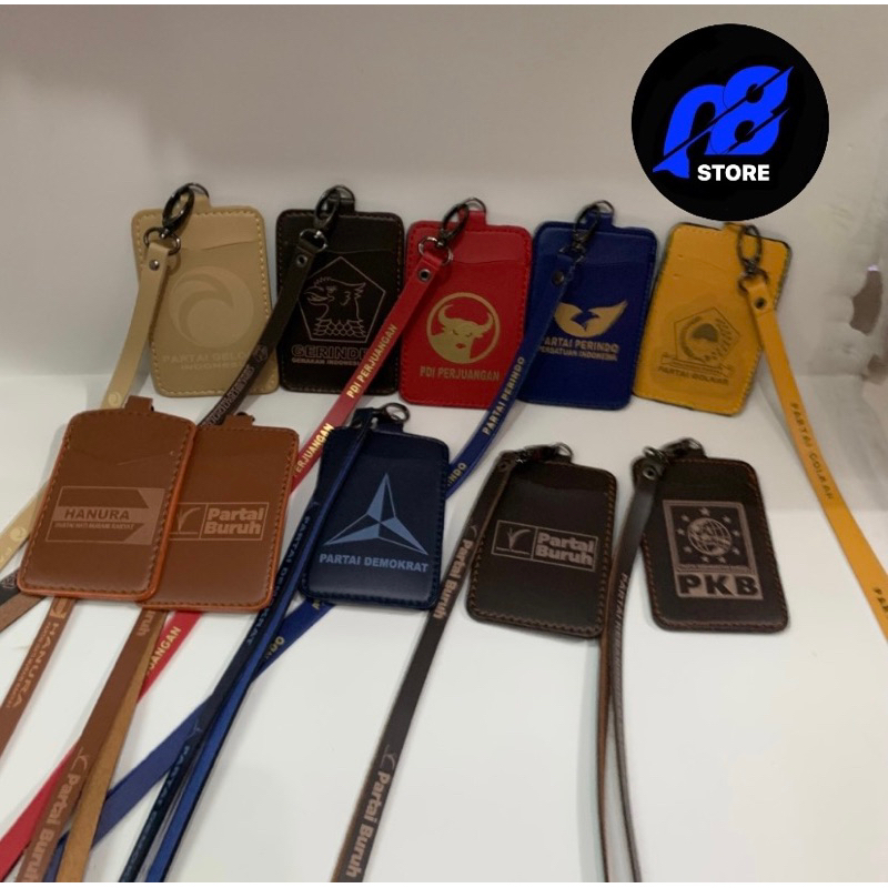 Jual TEMPAT ID CARD KULIT CUSTOM LOGO SESUAI KEINGINAN ID CARD HOLDER ...