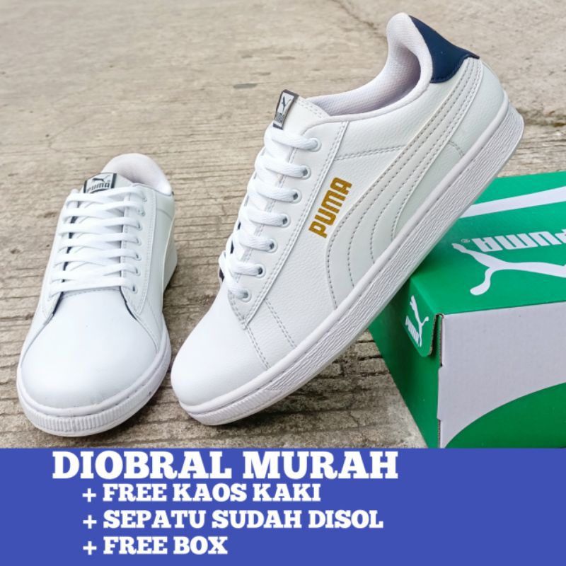 Jual SEPATU UKURAN JUMBO BIG SIZE 44 45 46 47 48 SNEAKERS CASUAL PUTIH ...