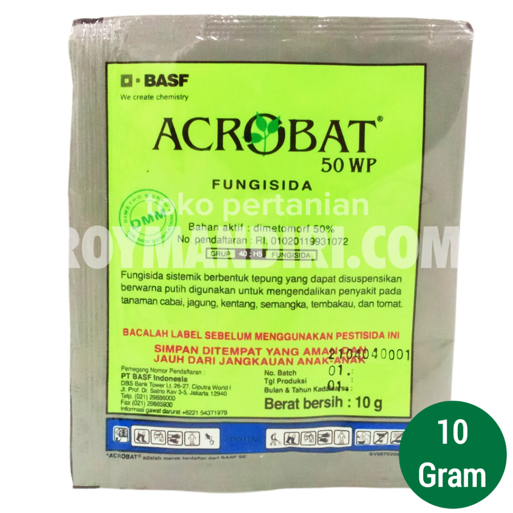 Jual FUNGISIDA ACROBAT 50WP - 10 GRAM | Shopee Indonesia