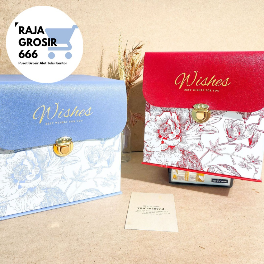 Jual Kotak Kemasan Kado Hadiah Kulit Persegi Hardbox / Tebal Mewah Gift ...