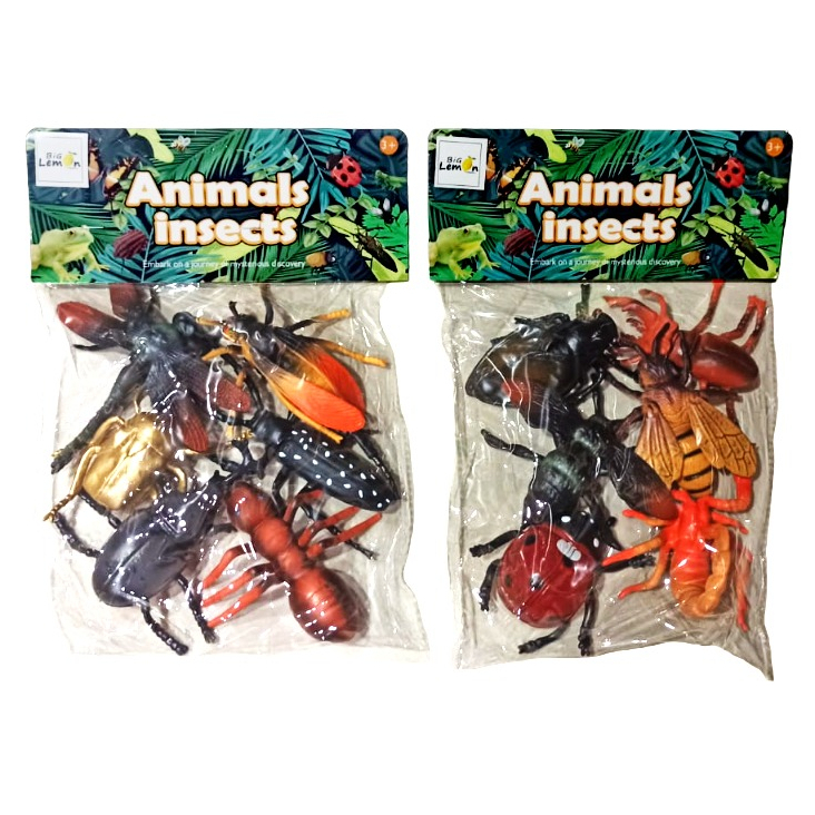 Jual Mainan Binatang Insect Mainan Hewan Serangga Karet | Shopee Indonesia