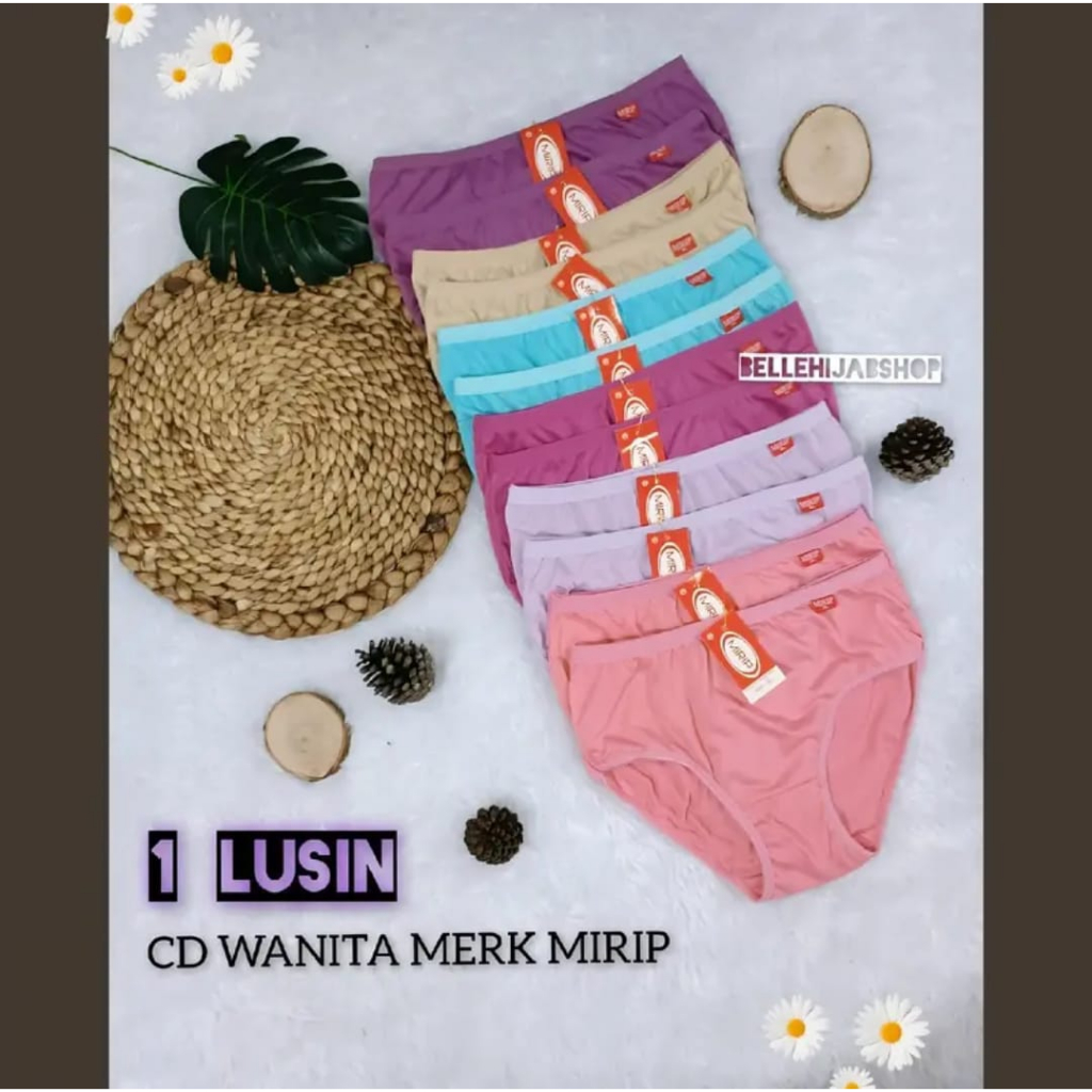 Jual CD WANITA MIRIP JUMBO 5L CELANA DALAM WANITA LUSINAN ISI 6 DAN 12 MERK MIRIP | Shopee Indonesia