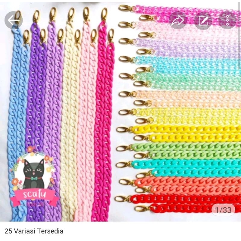 Jual strap shoulder bag kait silver | Shopee Indonesia