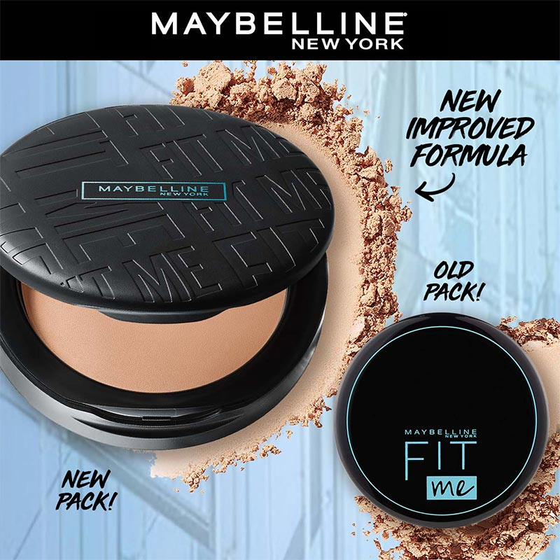 Jual Maybelline Fit Me 16-Hour Oil Control Powder Make Up (Bedak Padat ...