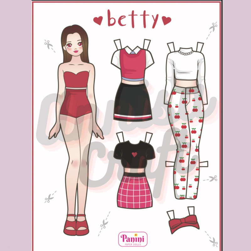 Jual Korean Paper Doll, Mainan Bongkar Pasang Kertas, Orang orangan ...