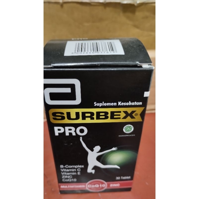 Jual Surbex Pro Botol isi 30 Tablet/Suplemen Kesehatan | Shopee Indonesia